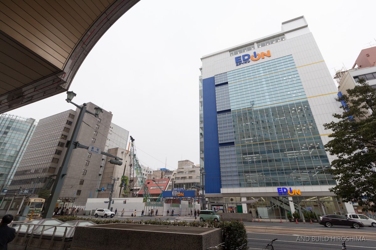 エディオン本店『本館』建て替え工事 2018.02（Vol.4） 基礎工事開始 – AND BUILD HIROSHIMA
